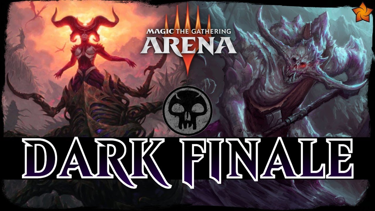 BLACK IS THE END | MTG Arena - Mono Black Life Drain Demon FOUNDATIONS ...
