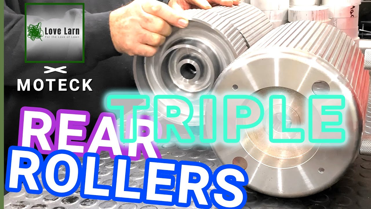 MODEST Mower Accessory! New 20 Inch Centre Rear Rollers 🦄 // Moteck X ...