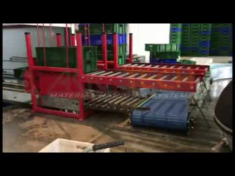 Kasa Taşıma ve Kasa İstifleme Hattı konveyör  , Case storage Line  conveyor