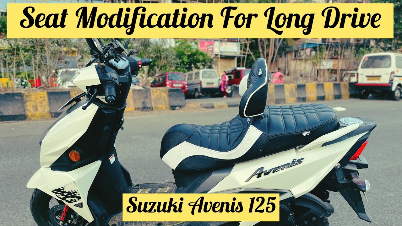 Suzuki Avenis 125 Modify 2023 l Maharaja Sofa Seat for Long Ride l Seat ...