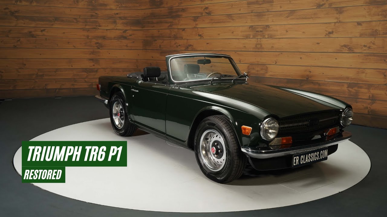Triumph TR6 PI | Restored | Overdrive | European car | 1973-VIDEO- www ...