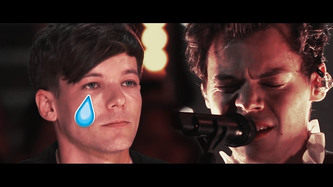 Louis Tomlinson Crying On Stage