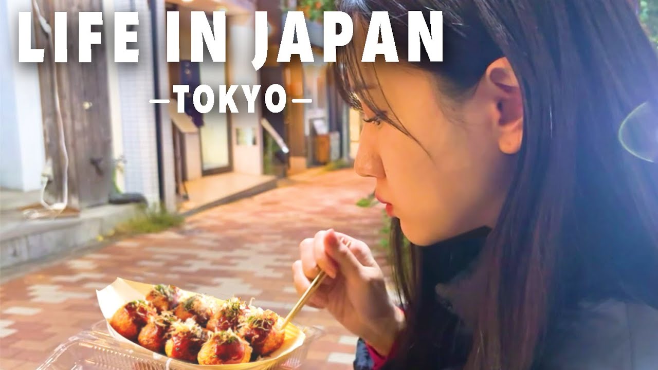 [Vlog] Daily life in Japan Tokyo 🇯🇵 I went to a shrine and ate Sukiyaki ...