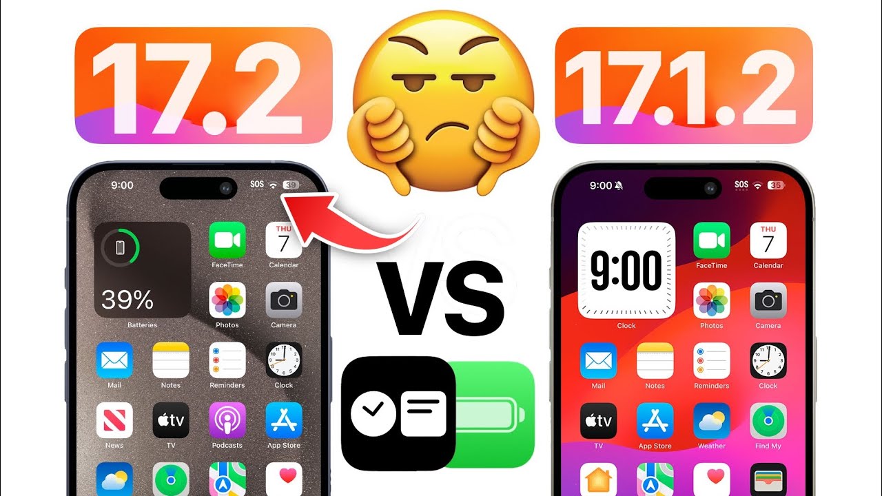 iOS 17.2 vs iOS 17.1.2 - UNEXPECTED! - YouTube