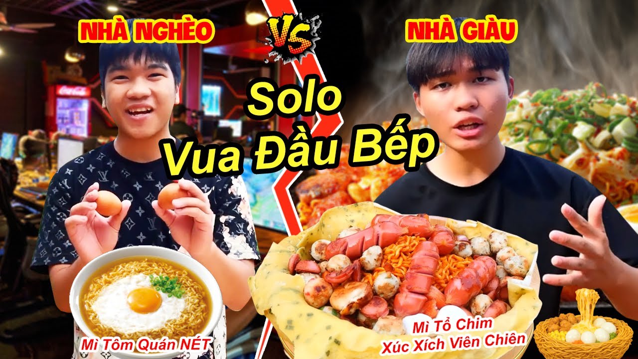 TQ97 - Trẻ Trâu Thách Thức Đại Chiến Vua Đầu Bếp: Mì Xào Tổ Chim Xúc ...