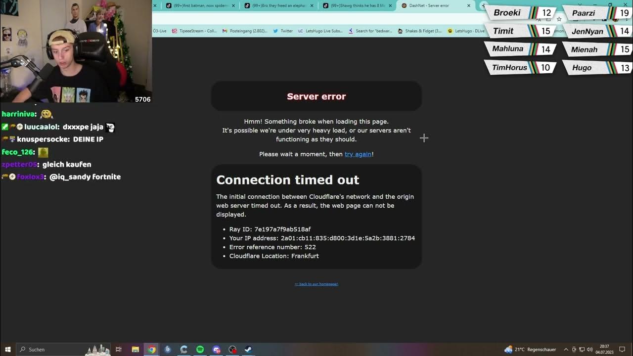 Hugo leakt seine IP Adresse & kommt nicht drauf klar - YouTube
