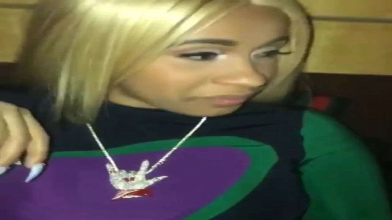 Cardi B #Illuminati necklace gift from boyfriend Offset of Migos ...
