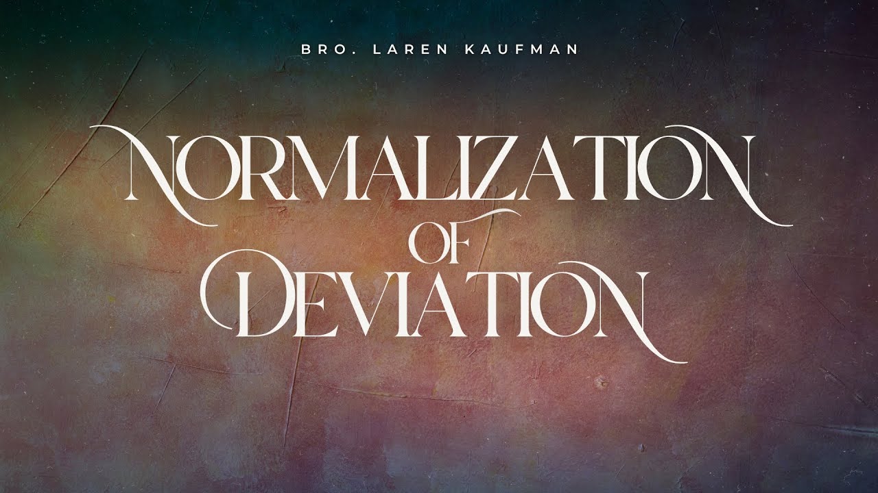 Tuesday PM - 02.11.2025 - Bro. Laren Kaufman- " Normalization Of ...