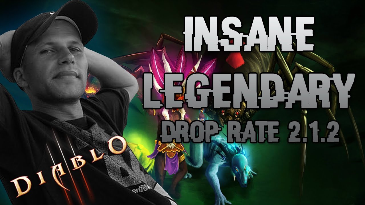 Diablo 3 - Insane Legendary Drop Rate 2.1.2 - YouTube
