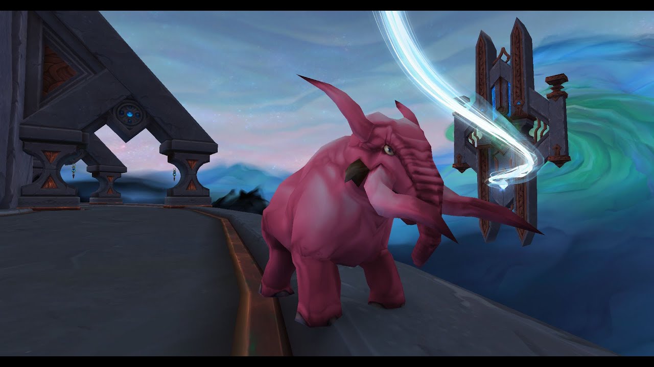 WoW Brewfest Pink Elekk Hunter Pet - YouTube