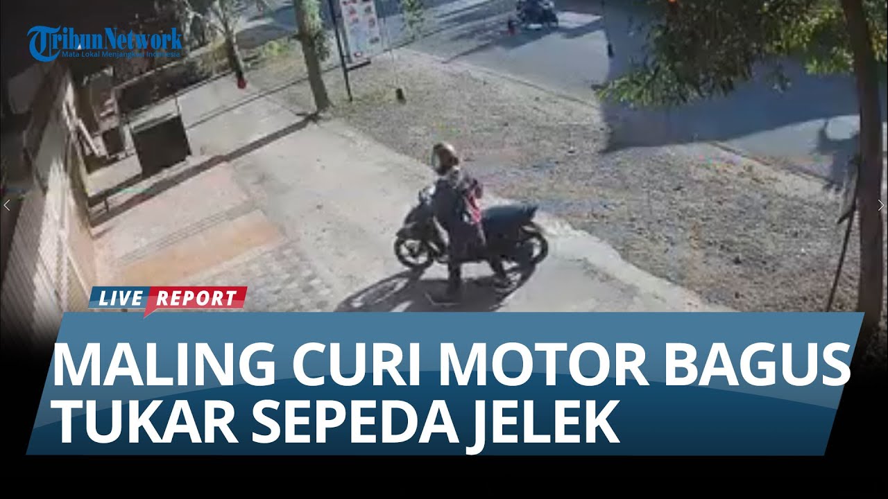 Maling Kediri Curi Motor Bagus dan Gantikan dengan Motor Jelek - YouTube