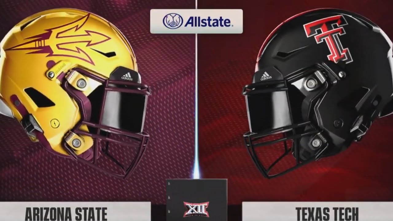 🏈Texas Tech Red Raiders vs Arizona State Sun Devils | Full Game ...
