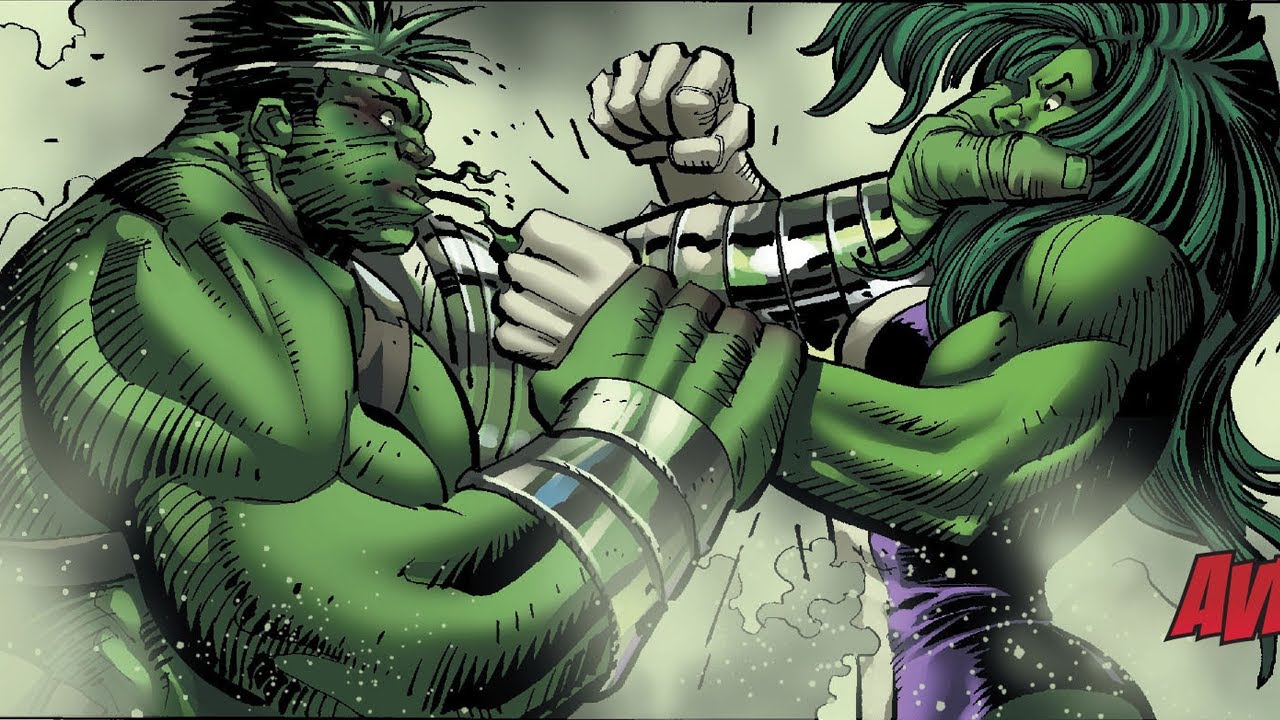 When Hulk Destroyed She-Hulk - YouTube
