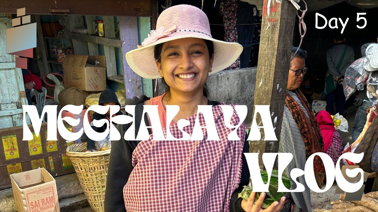Day 5 :Sohra market| Cherrapunji market |Arwah caves | Garden of caves ...