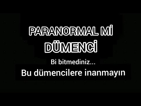 PARANORMAL Mİ DÜMENCİ YAA CİN ALİ SABİT KAMERA SEVEN MAHLUKATLAR VAKASI :D