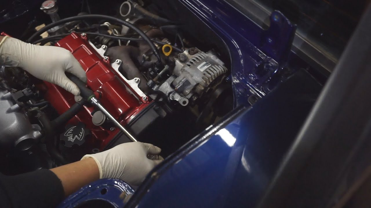 Installing Gen 4 3SGTE Into AW11 MR2 - YouTube