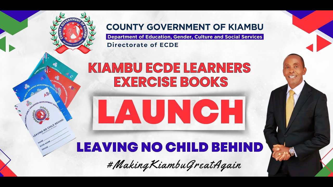 Launch of the distribution of learning materials to ECDE learners - YouTube