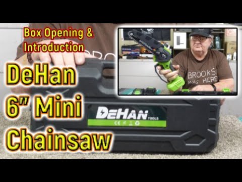 Box Opening & Intorduction DeHan 6" Mini Chainsaw - YouTube