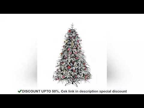 7ft Automatic Tree Structure Single-Sided Pe PVC Material Green Flocking 1687 Branches 450 - YouTube
