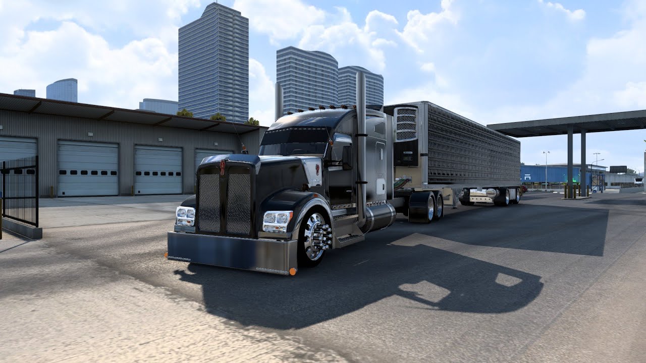 Kenworth W990 Custom Stretched American Truck Simulator v1.46 - YouTube