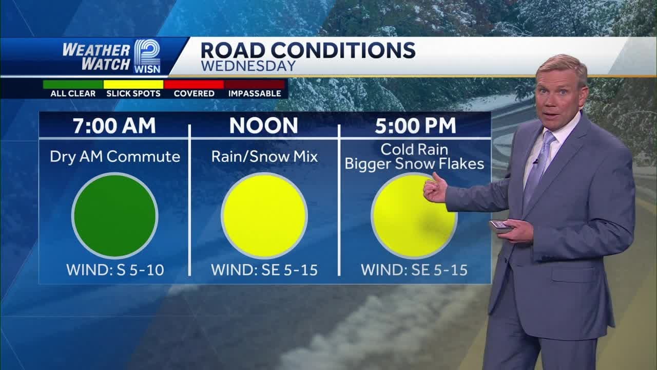 Wednesday weather: Cold rain, wet snow - YouTube