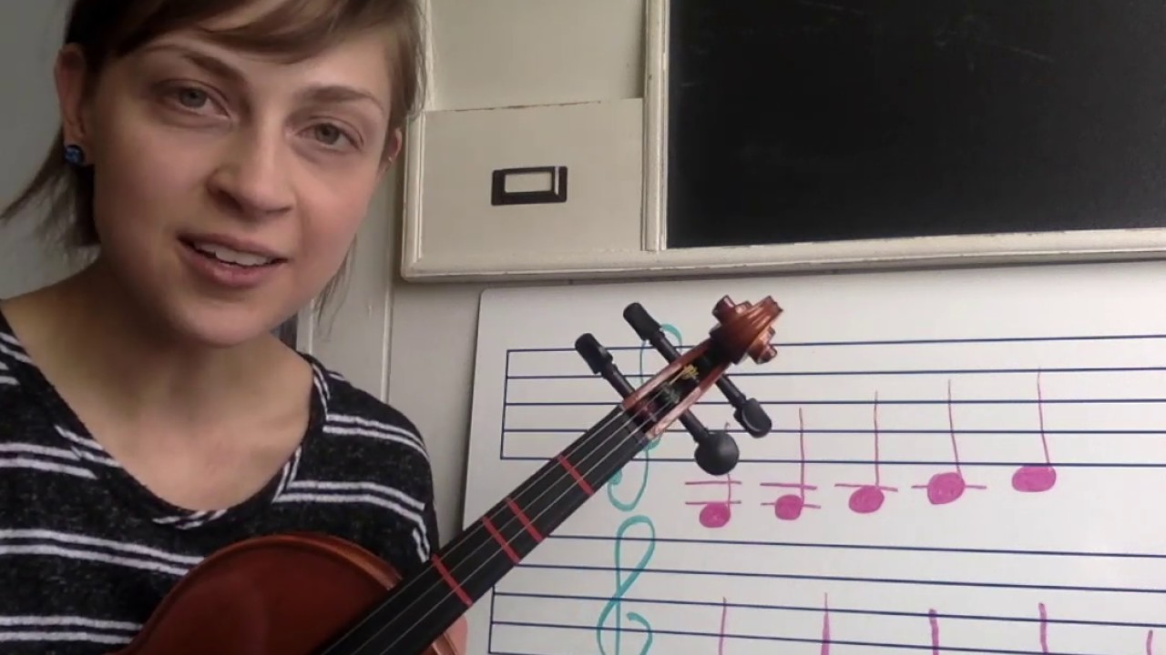 Violin Technique: Intro to Playing and Reading G String Notes in Treble ...