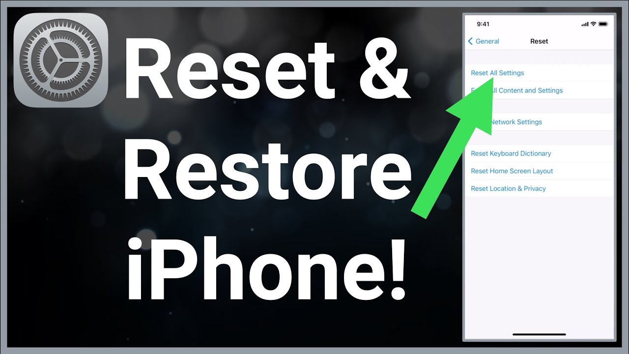 How To Reset & Restore Your iPhone 12 - YouTube