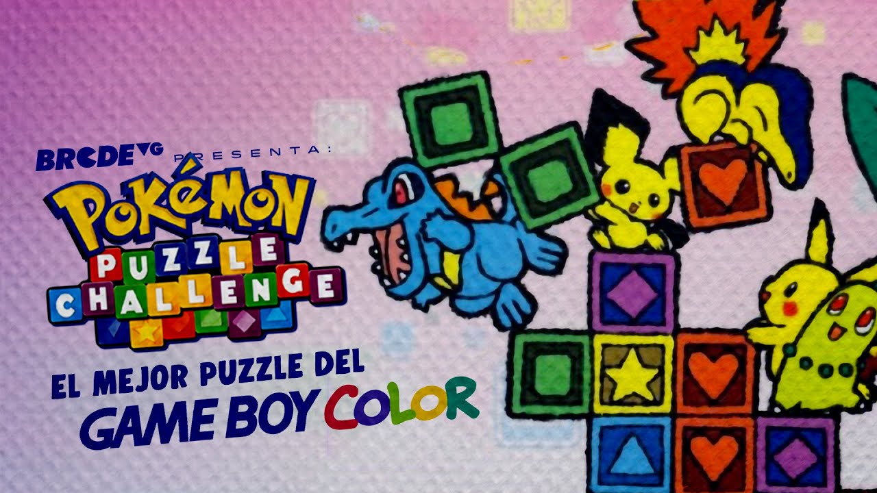 POKÉMON PUZZLE CHALLENGE: El MEJOR PUZZLE del GAME BOY Color - YouTube