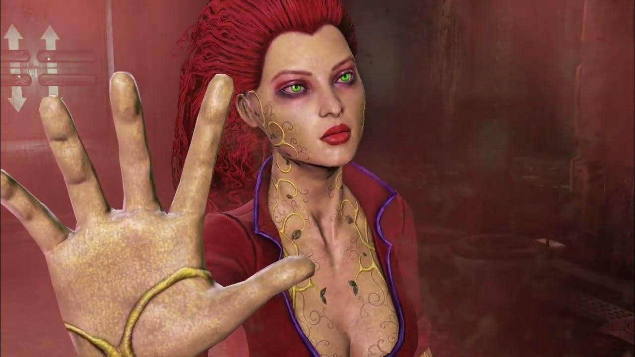 Poison Ivy Bossfight Hard Mode Batman Arkham Asylum Youtube