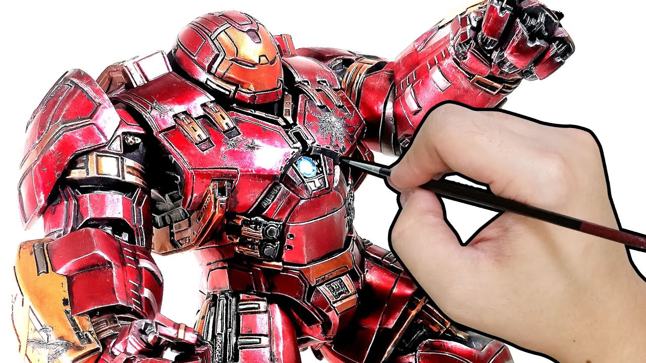 HULKBUSTER BATTLE DAMAGE CUSTOM BY RALPH CIFRA, MARVEL, WORK WITH ME ...