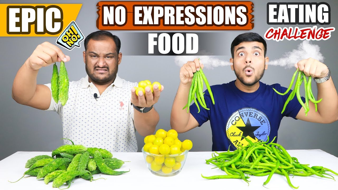 EPIC NO EXPRESSIONS FOOD EATING CHALLENGE | Lemon Challenge | Eating ...