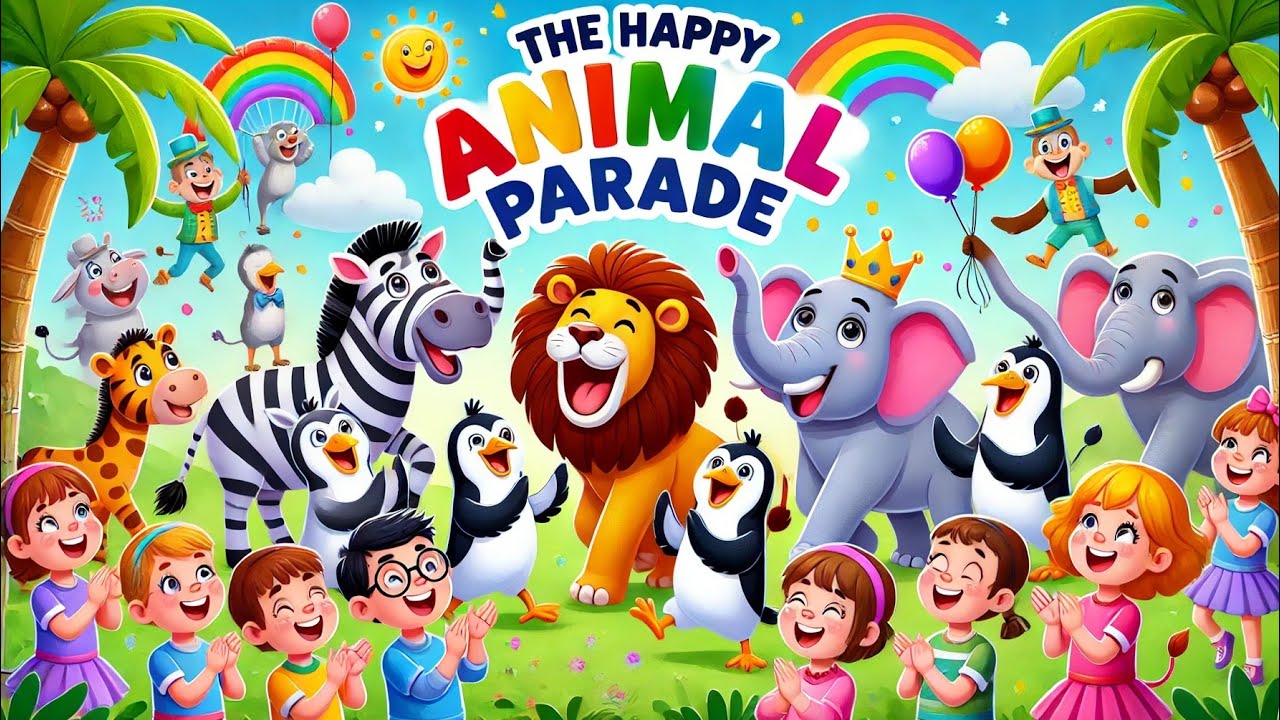 "The Happy Animal Parade - Fun Kids Song About Zoo Animals" - YouTube
