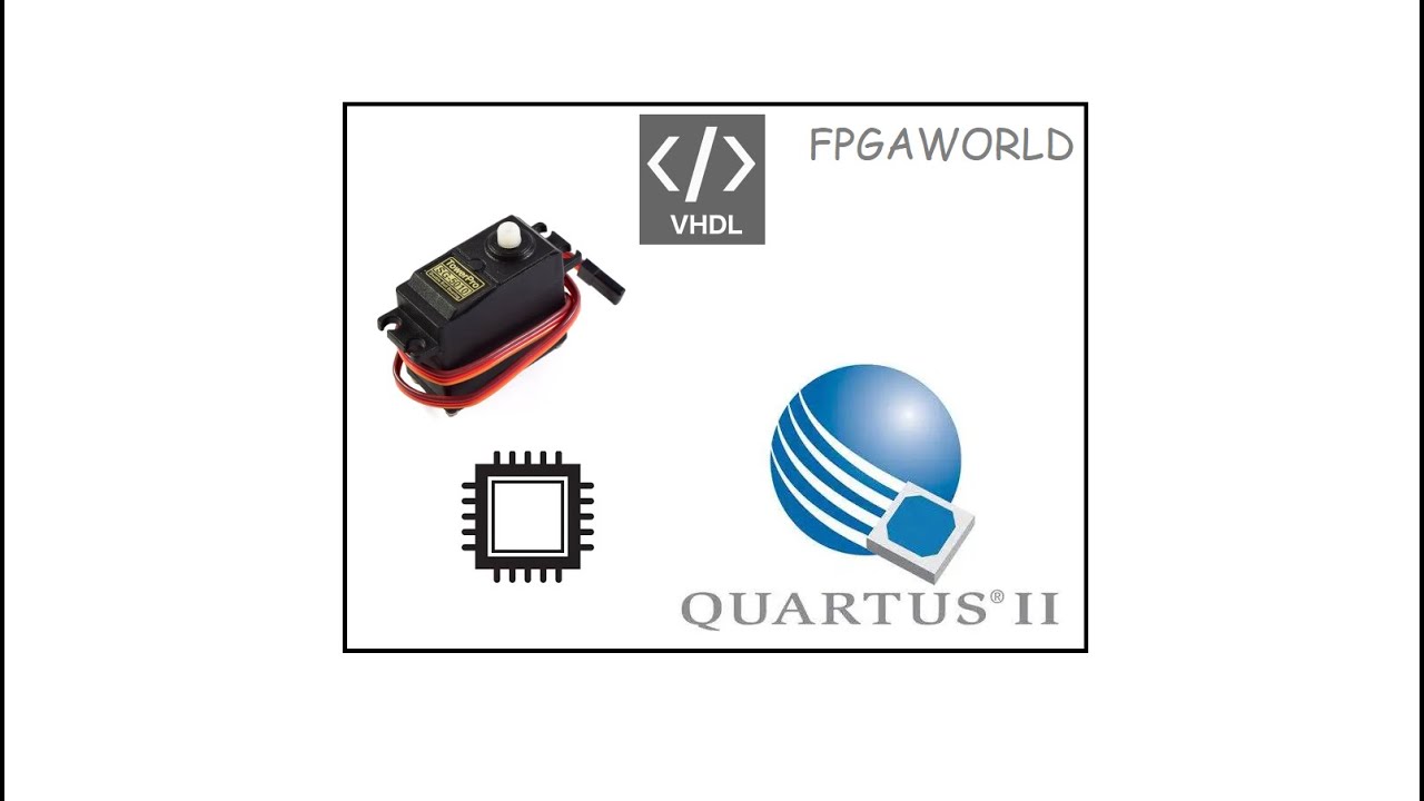 Implementación de un servomotor en VHDL (Quartus II-Cyclone IV) - YouTube