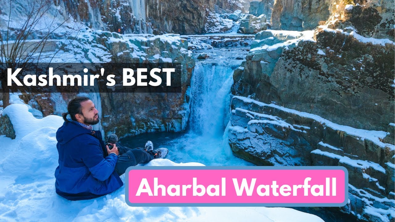 Kashmir's Best Waterfall - Aharbal in Winters - Travel Vlog 2021 ...