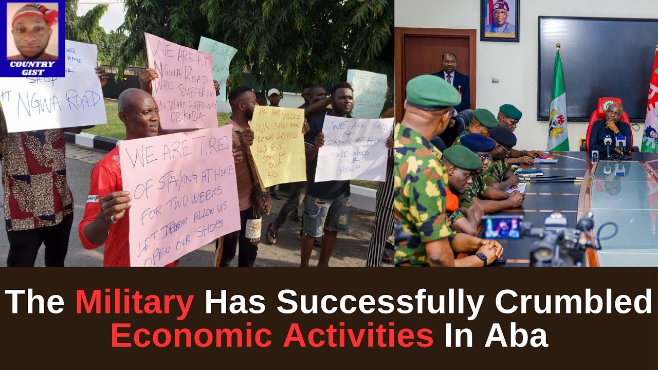 The Military Has Successfully Crumbled Economic Activities In Aba Abia ...