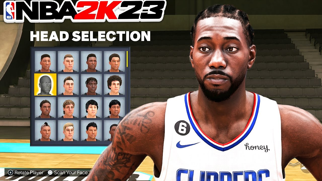 BEST Kawhi Leonard Face Creation NBA 2K23 - YouTube