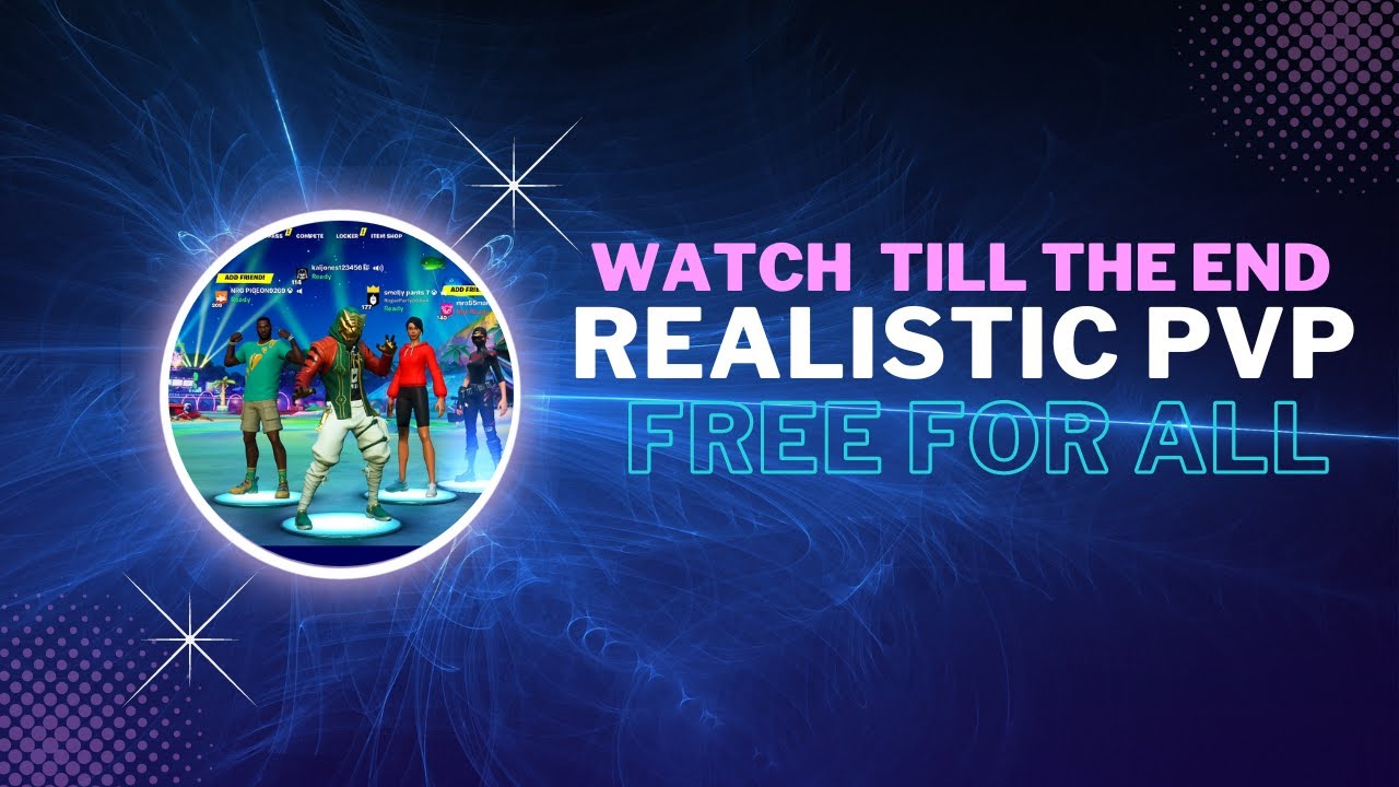 REALISTIC PVP_FREE FOR ALL - YouTube