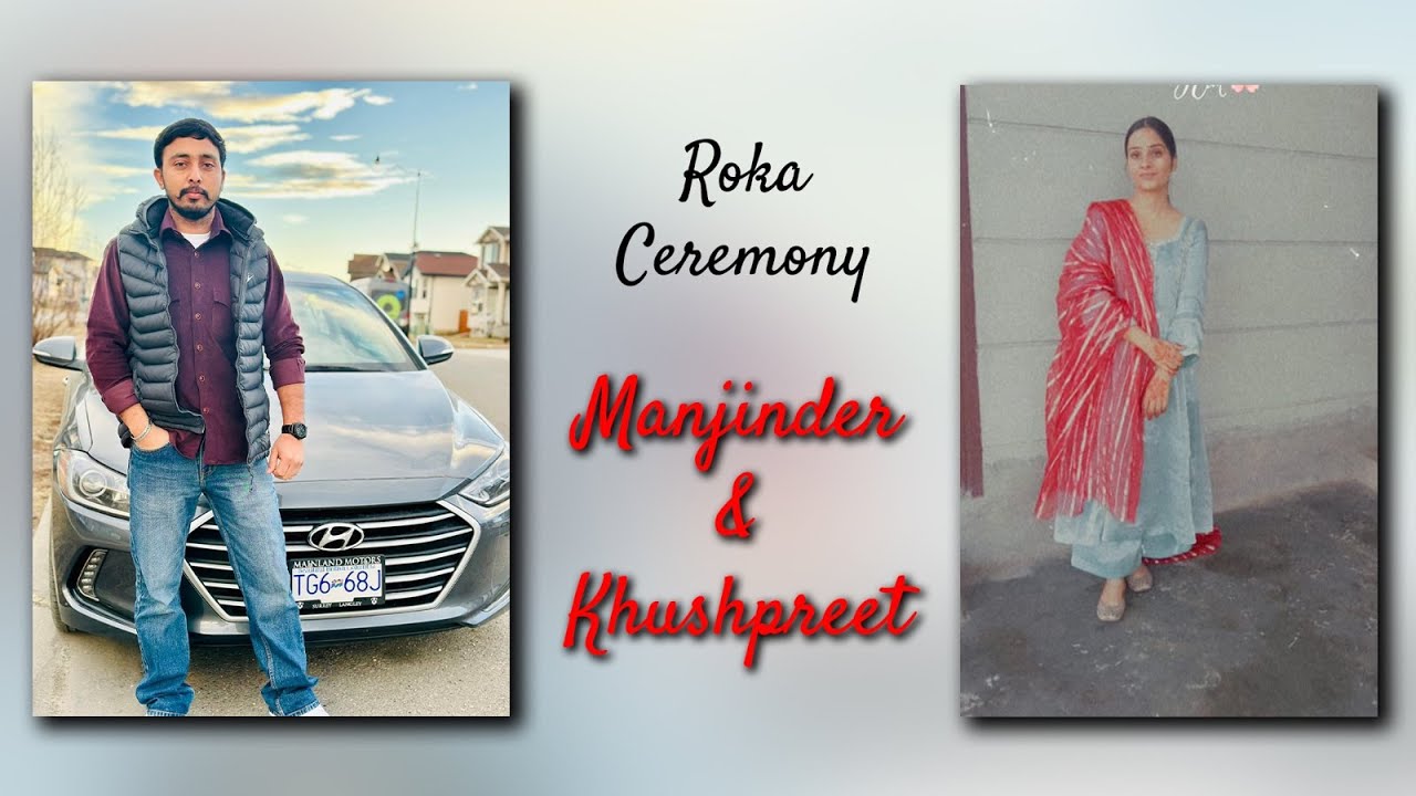 Manjinder Singh & Khushpreet Kaur Ring Ceremony Live Ujala Studio ...