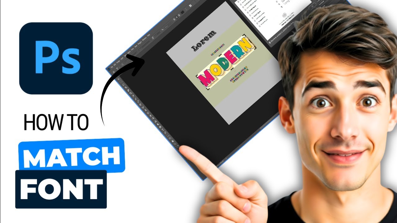 How To Match Fonts In Photoshop (Easiest Way) (2026 Guide) - YouTube