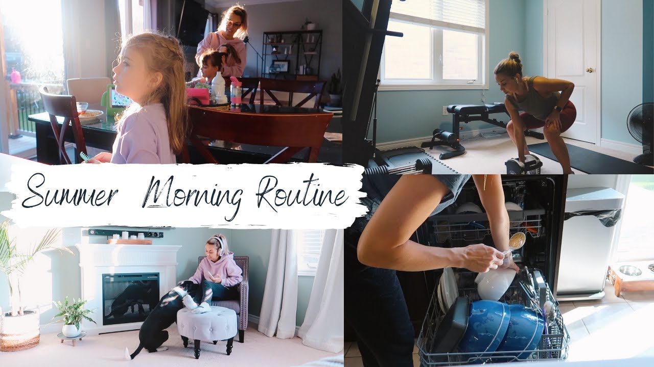 Summer Morning Routine 2020 | Clean and Bake With Me - YouTube