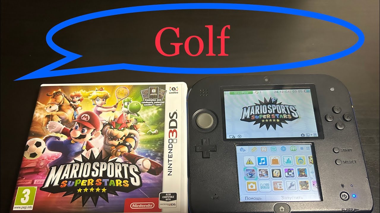 Mario Sports Superstars (Golf). Nintendo 2ds gameplay. - YouTube