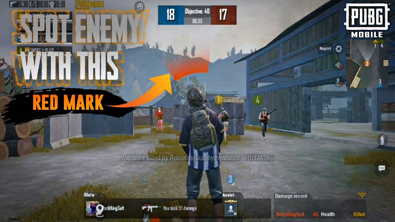 How To Spot Enemy With This Red Mark||How To Spot Enemy In PUBG Mobile ...