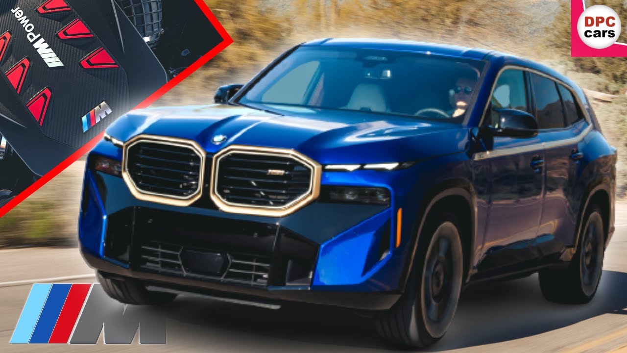 2023 BMW XM Blue Silverstone Gold Trim - YouTube