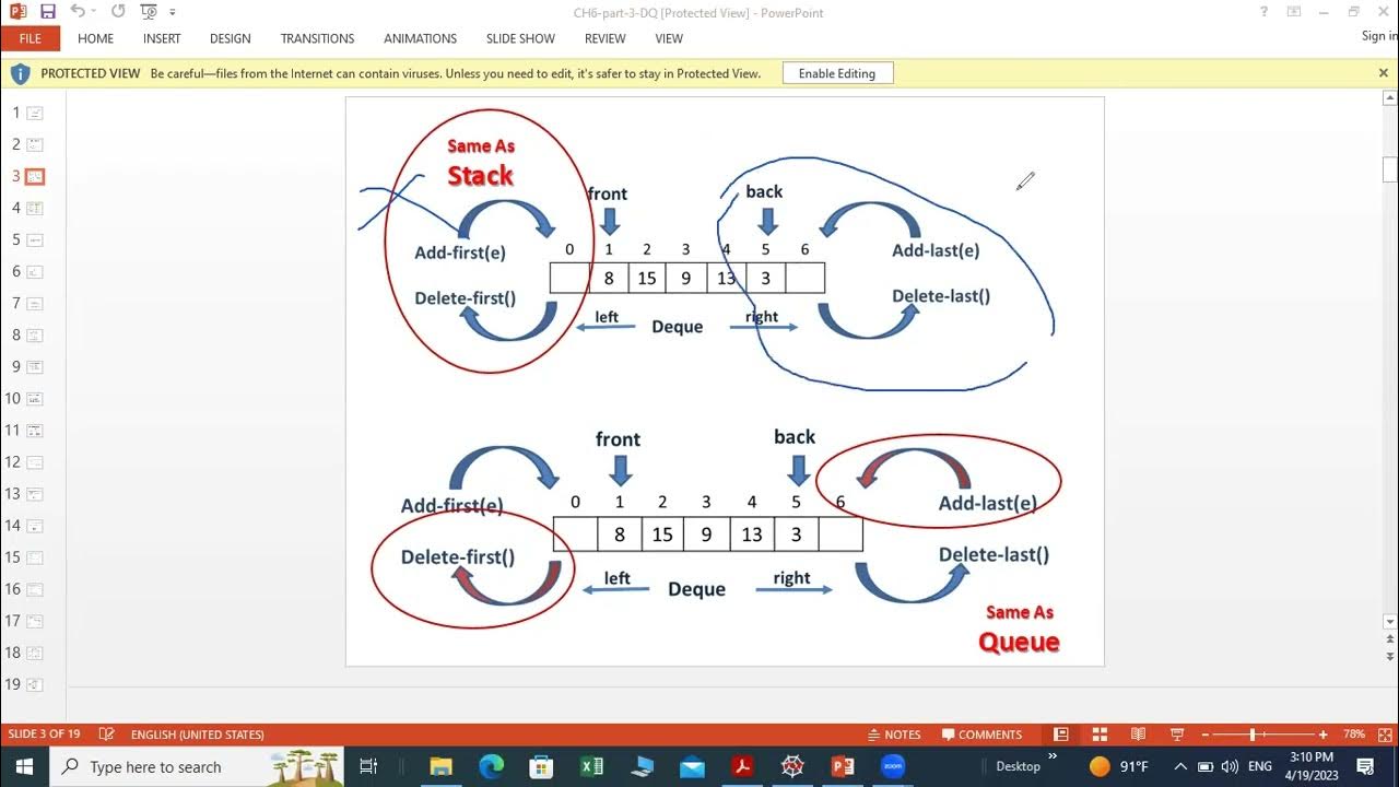 cs250 chapter6 lecture6 Deque 19 4 2023 - YouTube