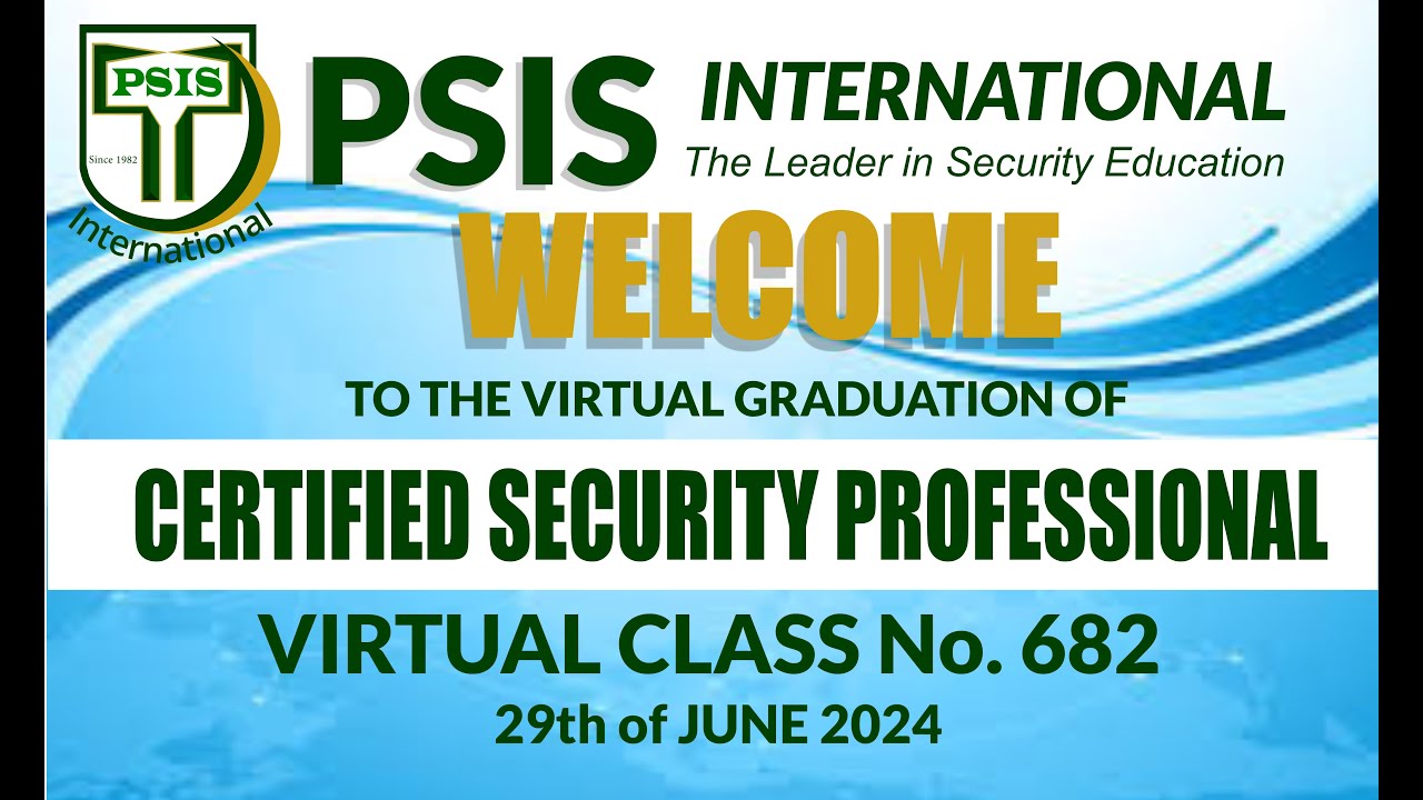 CSP CLASS 682 GRADUATION VIDEO - YouTube