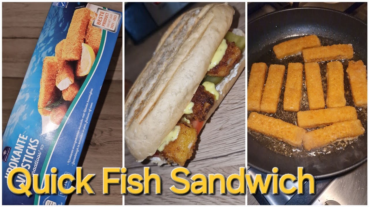 How to Make a Delicious Fish Sticks Sandwich in Minutes 🥪🐠 - YouTube