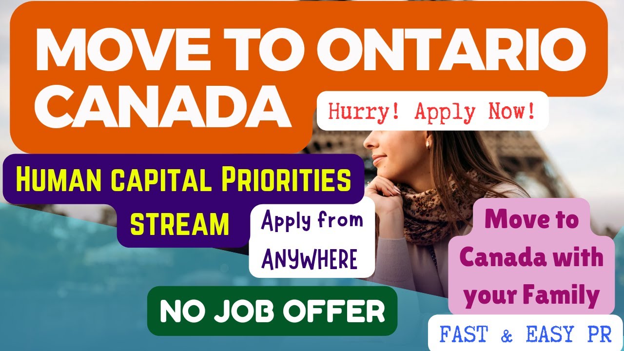 Move To ONTARIO CANADA with your Family || NO JOB OFFER || FAST & EASY ...