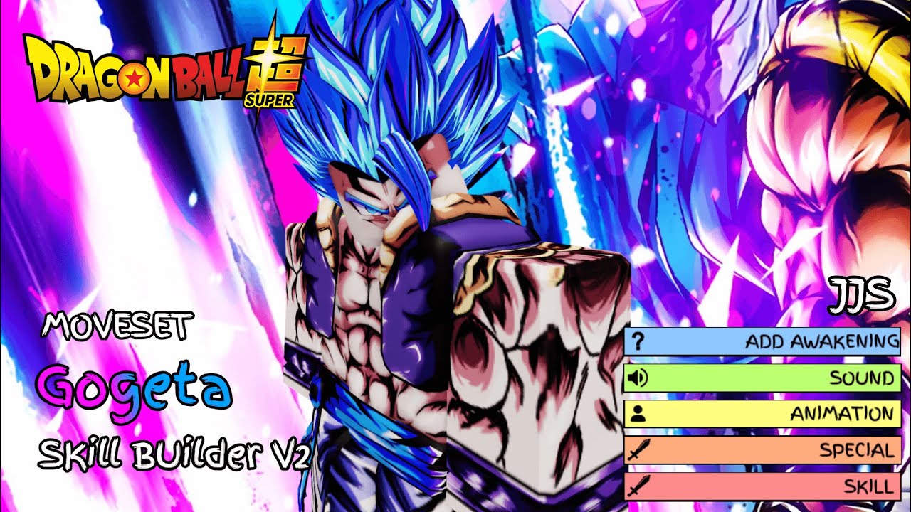 Gogeta Moveset JJS *Skill Builder V2* - YouTube