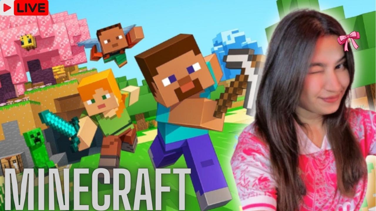 Newbie in Minecraft: Expect Chaos [DAY-2]| Minecraft Live With Huntrix ...