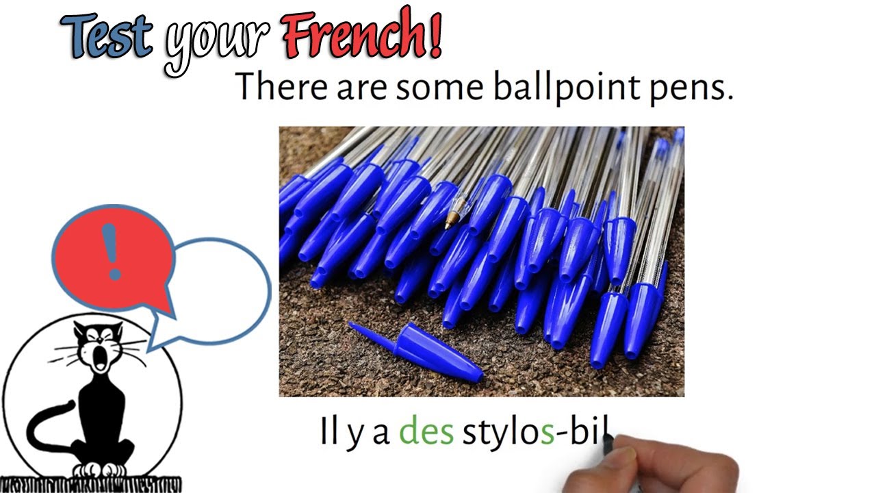 Learn some useful French stationery to go back to school. - YouTube